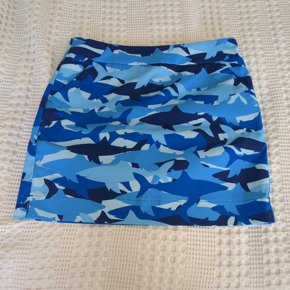 Loudmouth | Shorts | Loudmouth Skort Sharks Ocean Size 6 Blue Golf ...